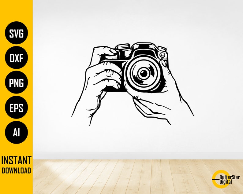 Hands Holding Camera SVG Photographer SVG Point Shoot - Etsy