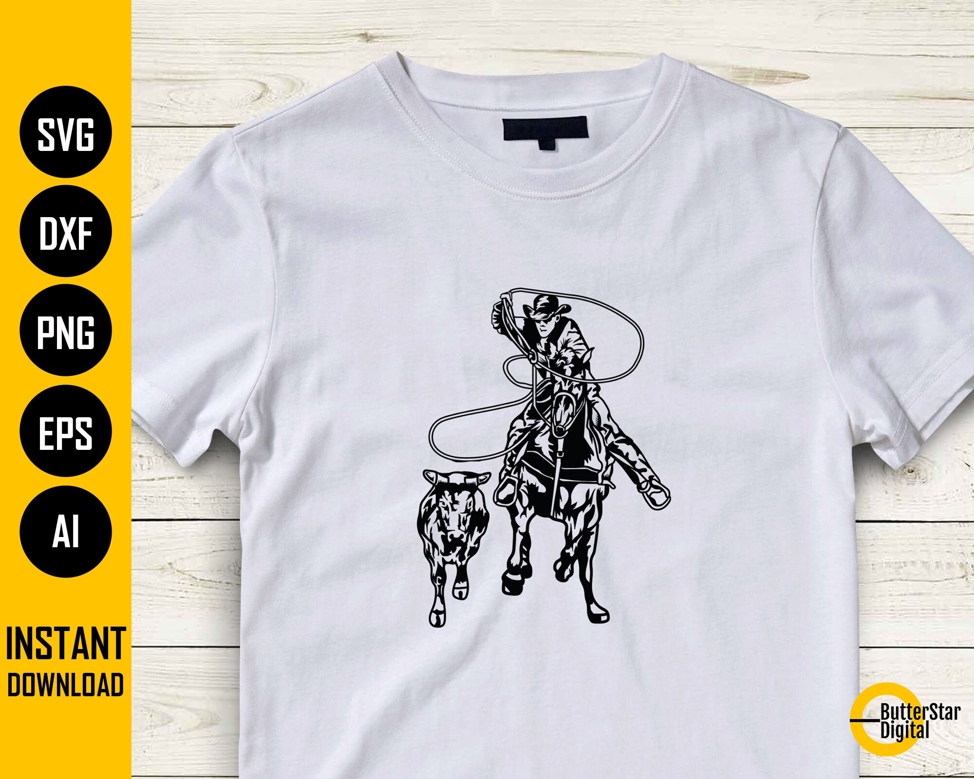 Cattle Roping SVG | Lassoing SVG | Lasso SVG | Western Decals T-shirt ...