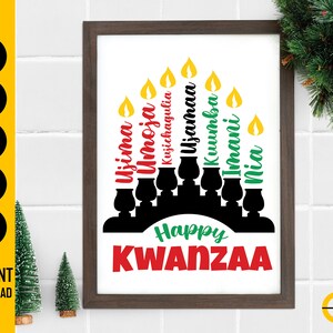 Happy Kwanzaa SVG | Principles of Kwanzaa SVG | African Heritage ...