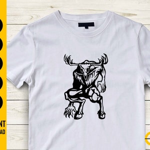 Wendigo SVG | Windigo SVG | Scary Monster T-shirt Decal Sticker Stencil ...