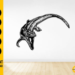 Mosasaurus SVG | Water Dinosaur SVG | Dino SVG | Prehistoric Animal ...