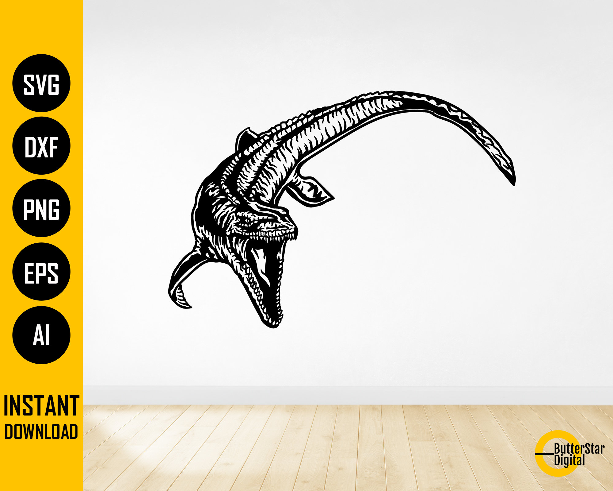 Mosasaurus SVG Water Dinosaur SVG Dino SVG Prehistoric - Etsy Australia