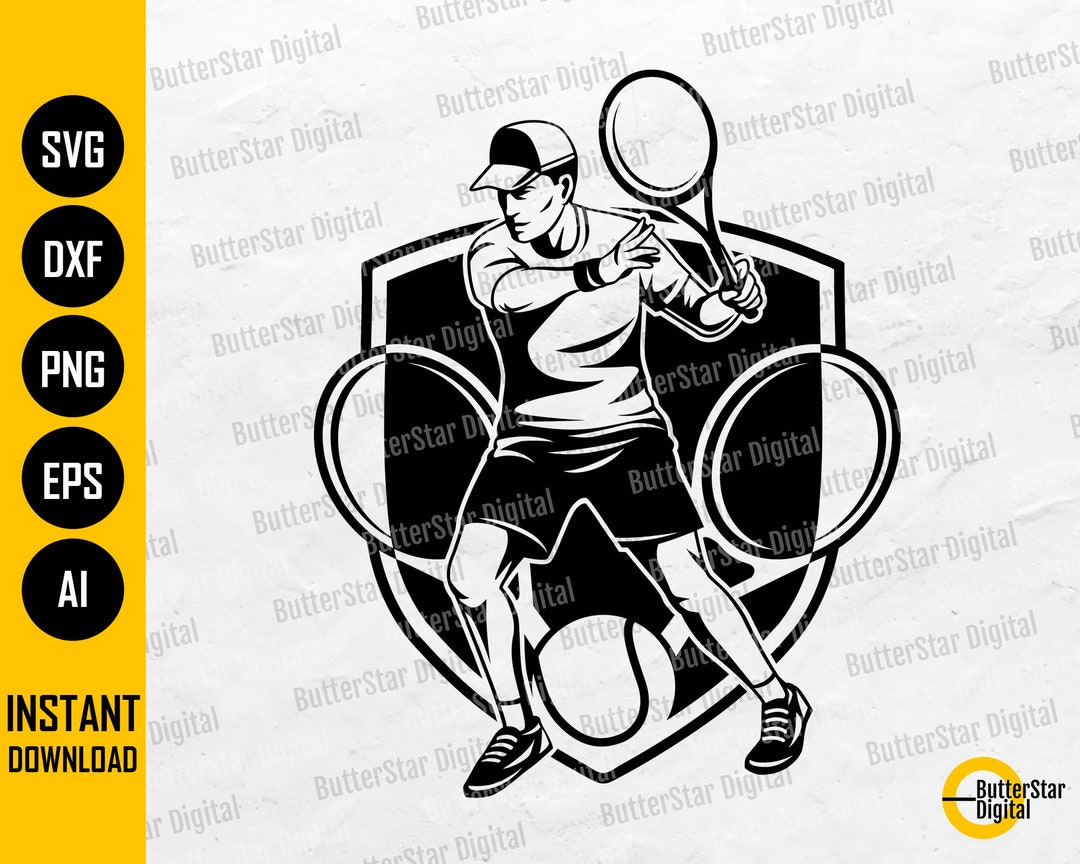 Tennis SVG | Racket Sport T-shirt Decal Sticker Graphics | Cricut ...