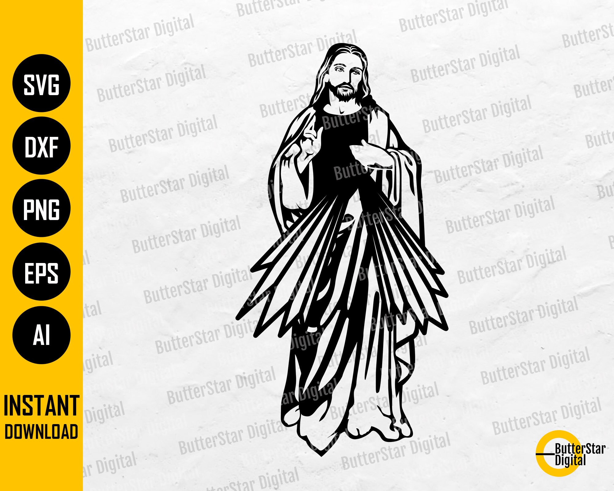 Lord Jesus SVG Sacred Heart SVG Religious T-shirt Decal - Etsy