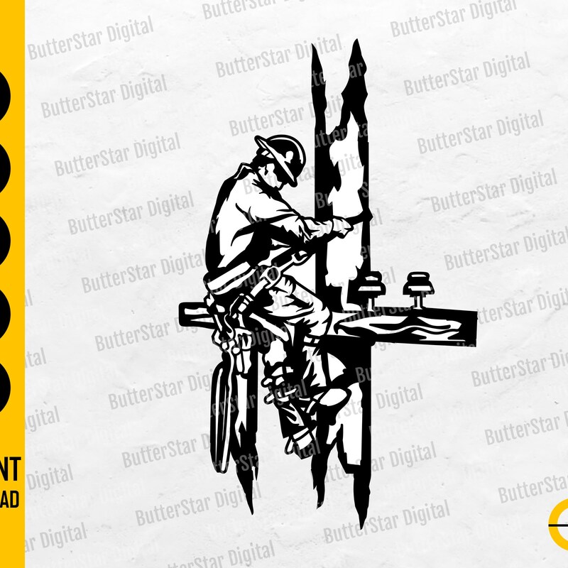 Lineman Svg Files - Etsy