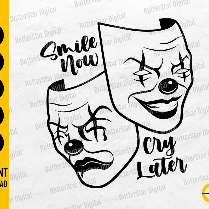 Laughing Crying Mask - Etsy