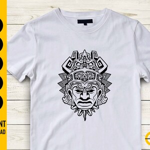 Aztec Mask SVG | Ancient Civilization SVG | Indian Mayan Native Tribe ...