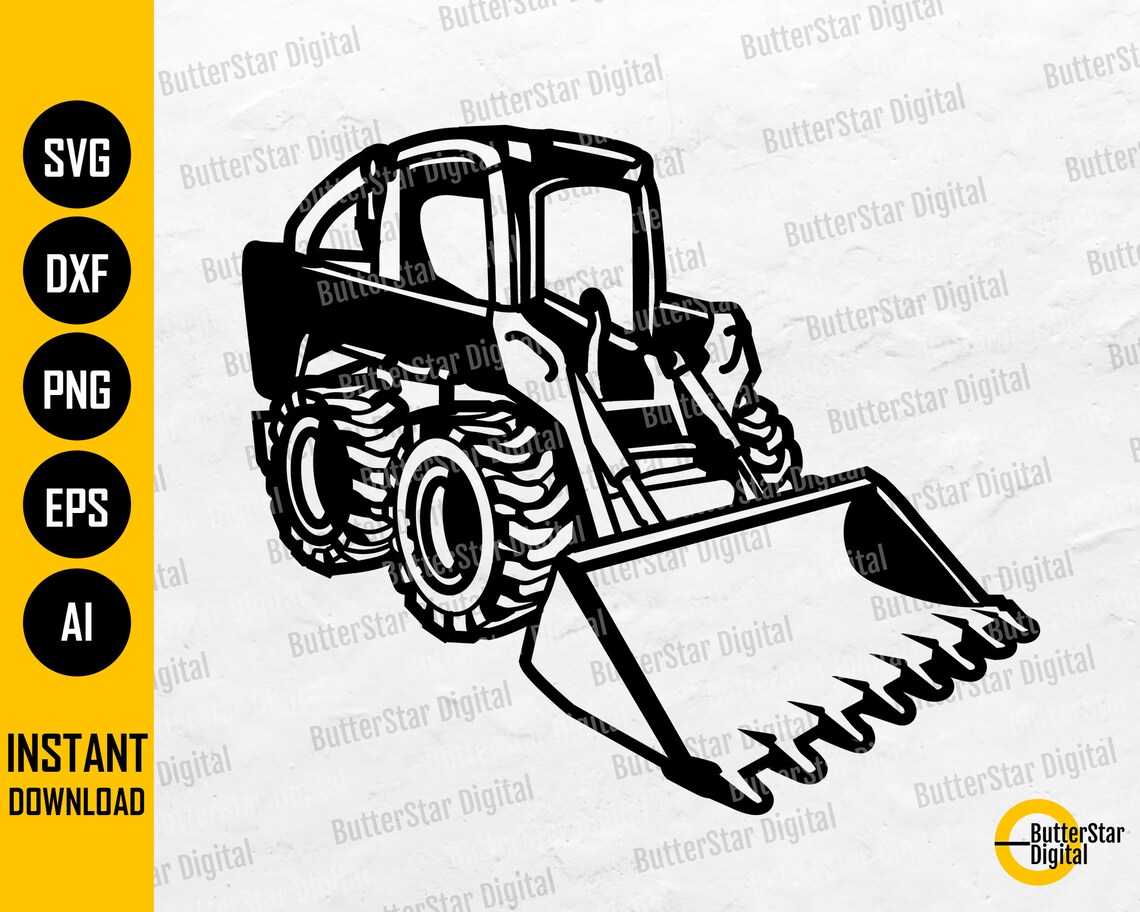 Bulldozer SVG Construction Truck SVG Heavy Equipment Decal - Etsy