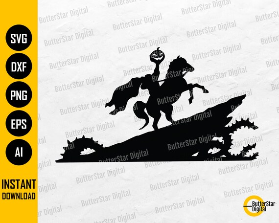 Headless Horseman SVG Halloween SVG Horror SVG Scary | Etsy