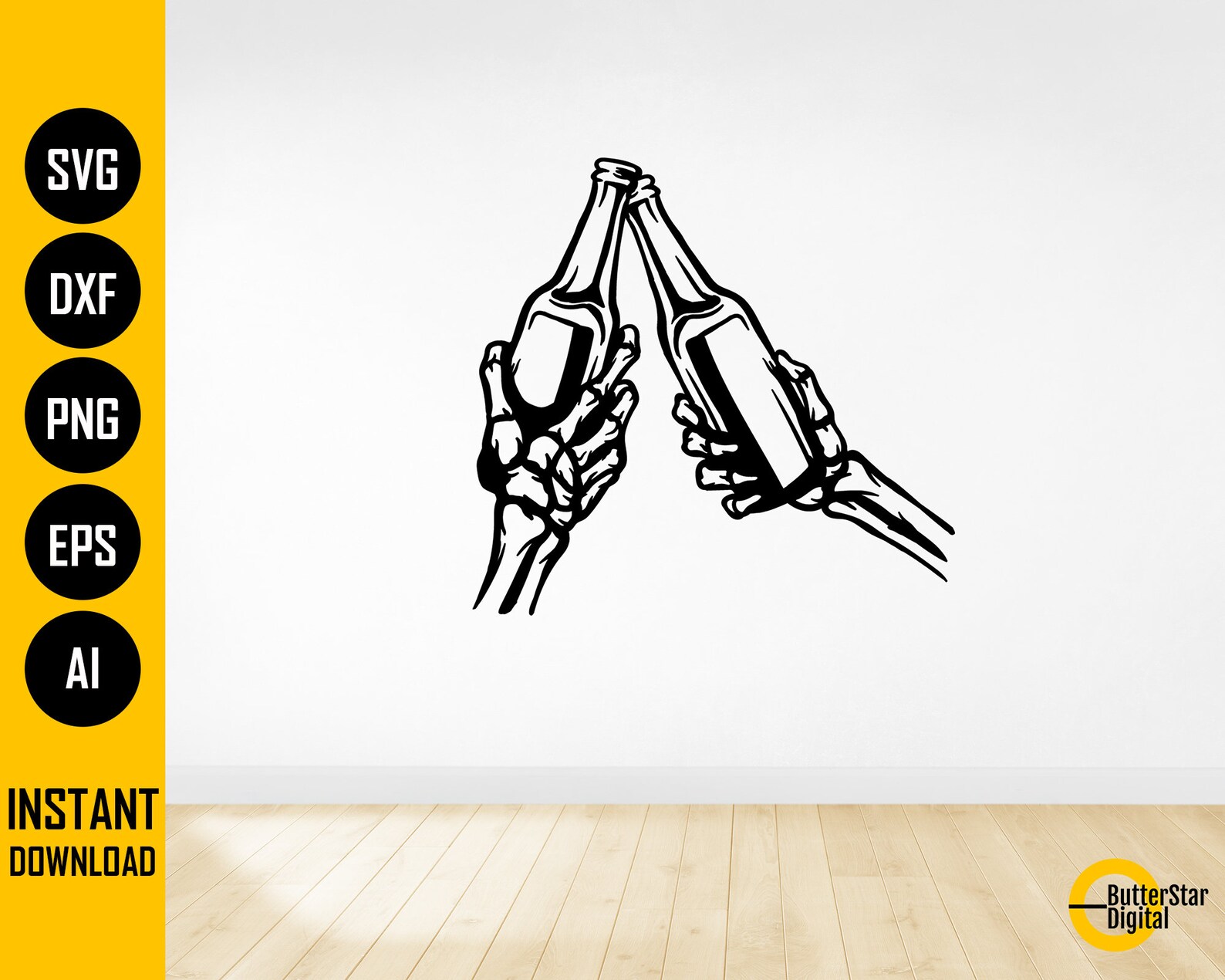 Skeleton Cheers SVG Toast SVG Salud SVG Beer T-shirt | Etsy