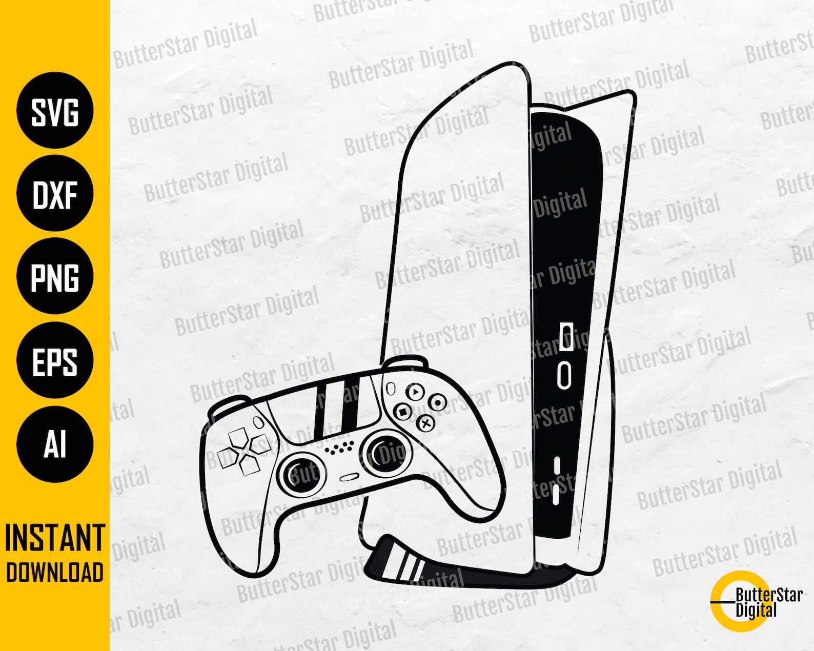 Game Console SVG Video Game Illustration Drawing Cricut | Etsy