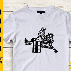 Barrel Racing SVG | Cowgirl SVG | Rodeo Clipart Illustration Drawing ...