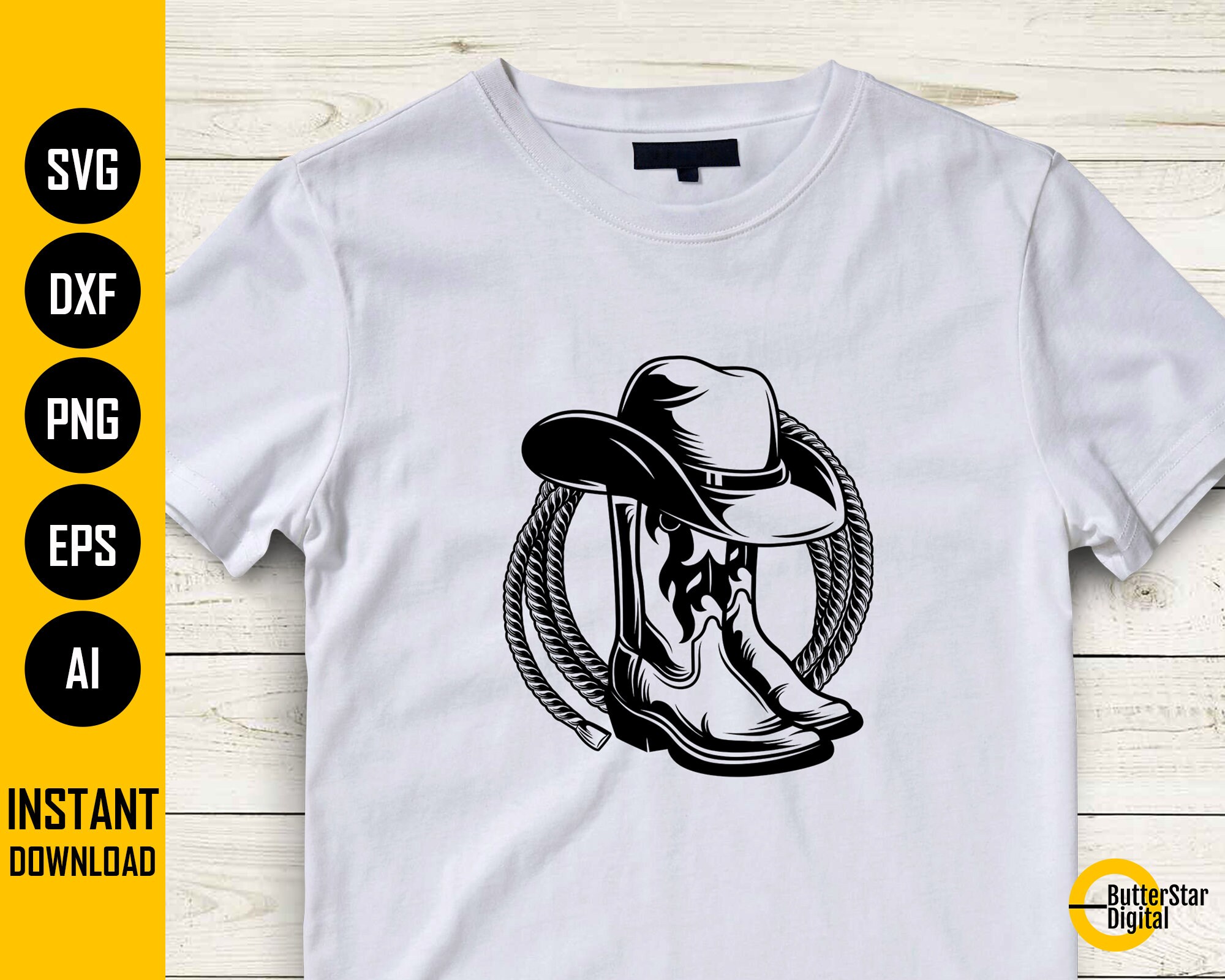 Botas Rodeo SVG / Lazo SVG / Cowboy SVG / Western Decals - Etsy México