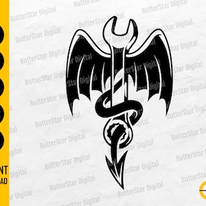 Devil Wrench SVG | Wrenches SVG | Cool Mechanic T-shirt Decal Sticker ...