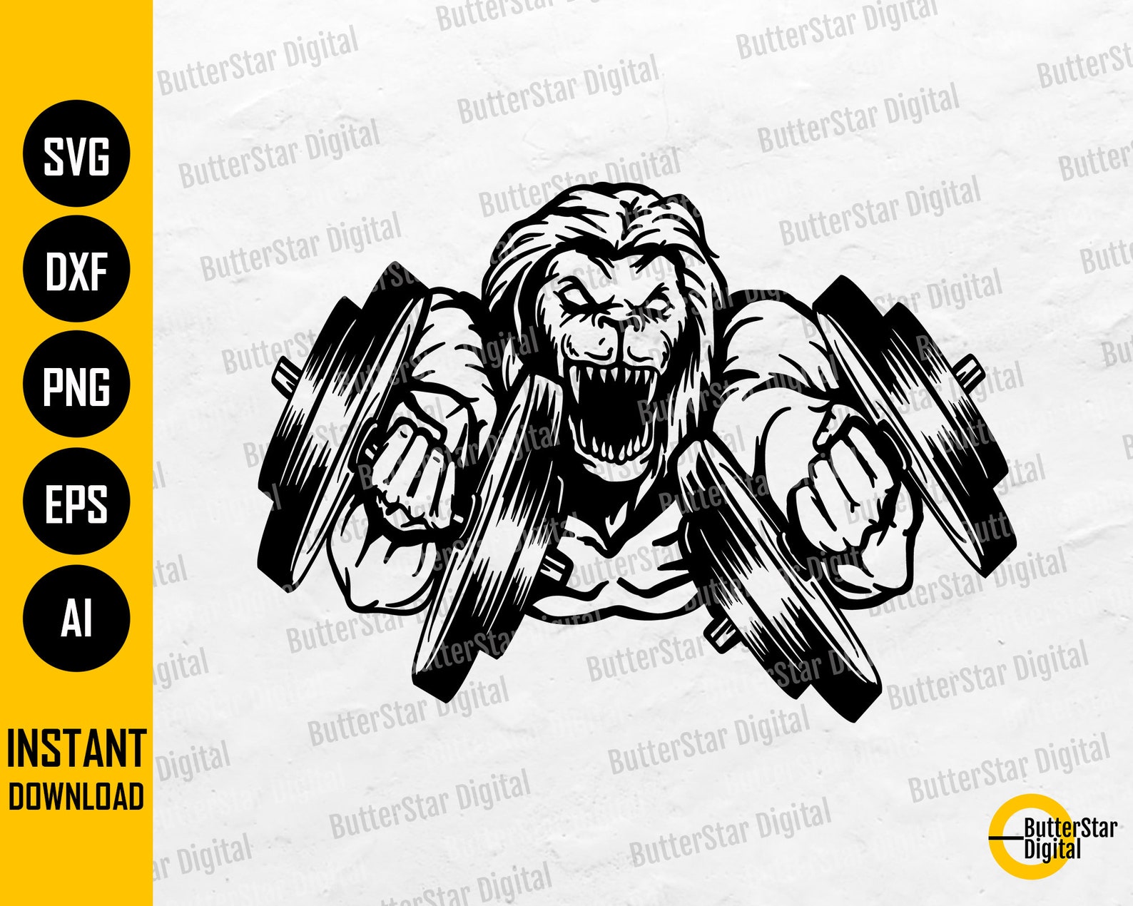 Workout Beast SVG Bodybuilding SVG Fitness Fit Healthy - Etsy