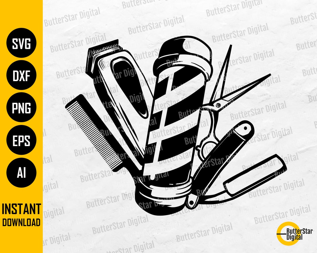 Peluquero SVG / Barbería SVG / Estilista de cabello SVG / Peinado Svg ...