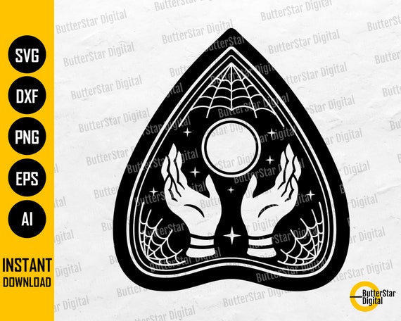 Ouija Planchette Svg Talking Board Game Svg Cricut Cut Etsy