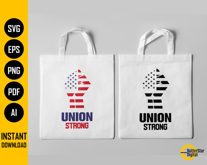 Union Strong SVG Happy Labor Day SVG America Fist | Etsy