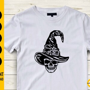 Witch Skull SVG | Witchy SVG | Halloween Skeleton SVG | Gothic ...