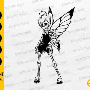 Fairy Skeleton SVG | Magical SVG | Mystical SVG | Pixie Svg ...