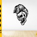 Mohawk Skull SVG Punk Rock SVG Skeleton SVG Goons Gang Gangster Rocker ...
