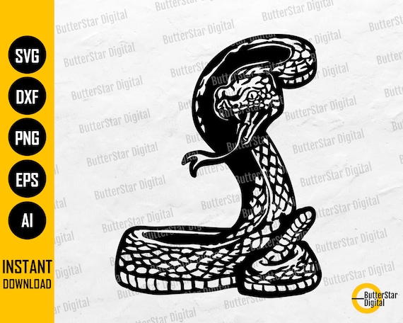 Rattlesnake SVG Snake SVG Fangs Venomous Venom Slither - Etsy