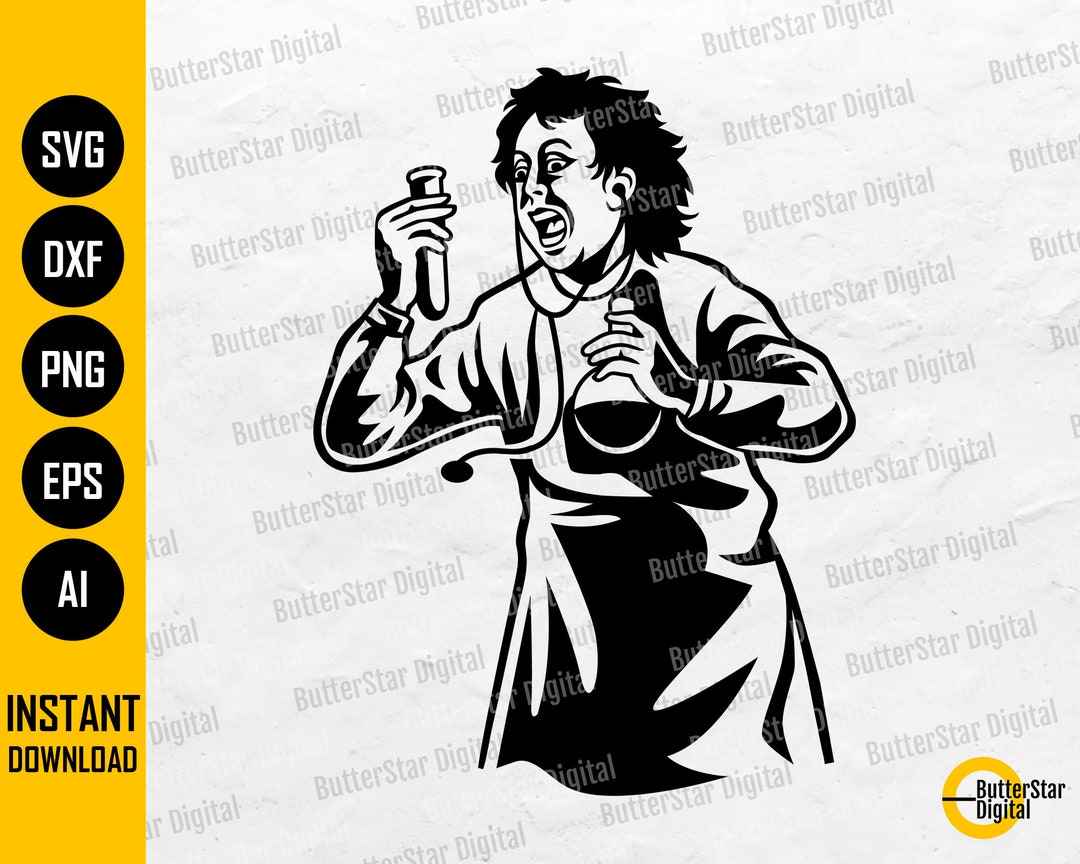 Mad Scientist SVG | Madness SVG | Benign Insane Crazy Eccentric Wacky ...