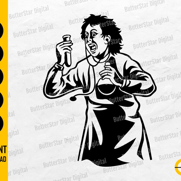 Mad Scientist Clipart - Etsy