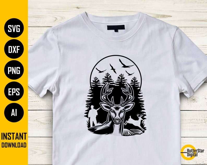 Deer Hunting SVG Hunter SVG Hunt SVG Hunting T-shirt - Etsy