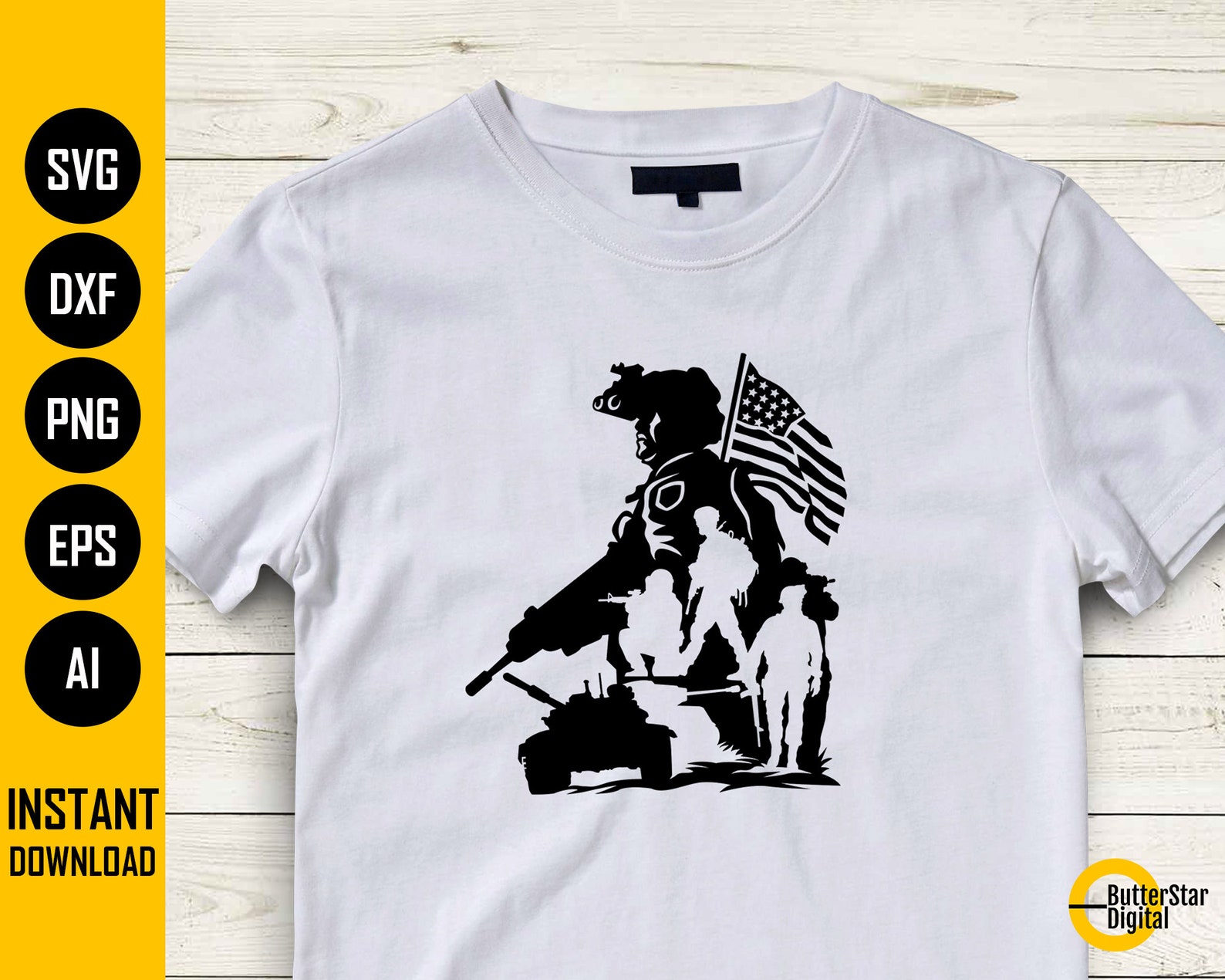 US Soldier SVG | American Troops Svg | United States Military Svg | War ...