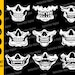 Skull BUNDLE Face Mask SVG | Skeleton Facemask | Bones Mouth Covering ...