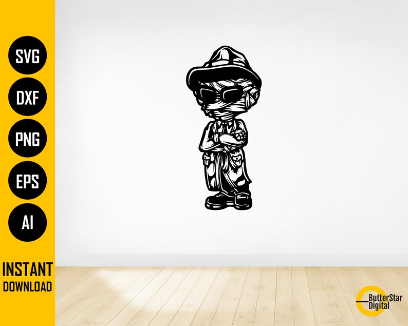 Cute Invisible Man SVG | Science Fiction SVG | Monster T-shirt Decal ...