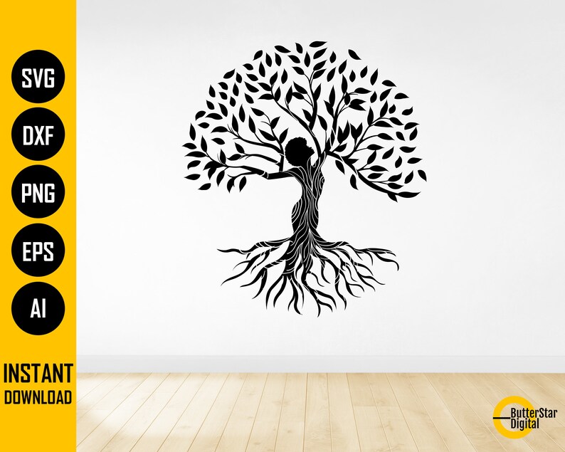 Afro Woman Tree SVG Women Empowerment SVG Girl Power - Etsy