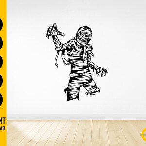 Mummy Monster SVG | Egyptian SVG | Halloween T-shirt Decal Vinyl ...