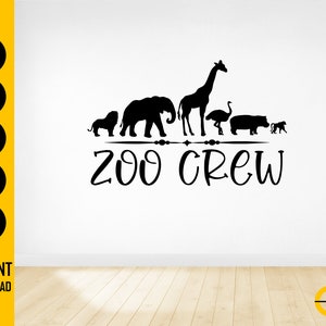 Zoo Crew SVG | Wild One SVG | Cute Animals SVG | Kids Birthday Party ...