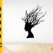 Woman Head Tree SVG Nature Girl SVG Plant Lady SVG Women's Hair Svg ...