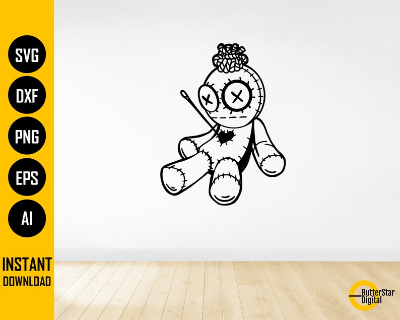 Voodoo Doll SVG Witchcraft SVG Witchy SVG Black Magic - Etsy