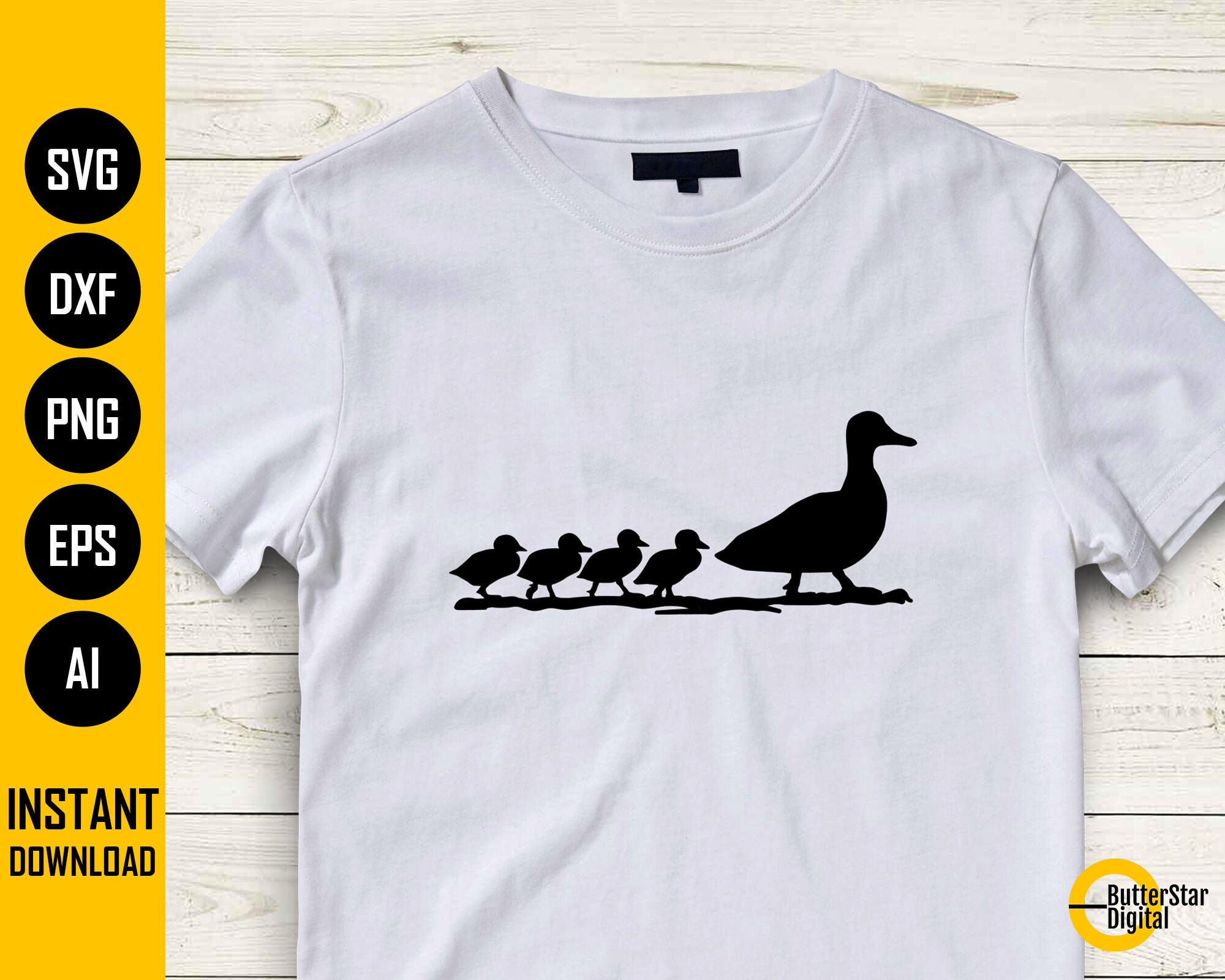 Duck and Ducklings SVG | Farm Animal SVG | Farming SVG | Cricut Cutting ...
