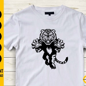 Pouncing Tiger SVG | Tigers SVG | Team Mascot SVG | School Pride Svg ...