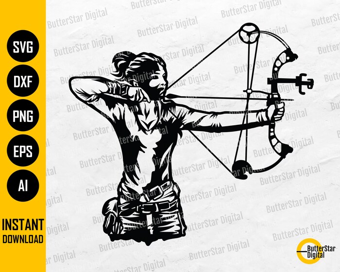 Huntress Svg Files - Etsy UK