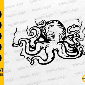 Octopus With Weed Joints SVG | Animal Smoking Marijuana SVG | Smoke ...