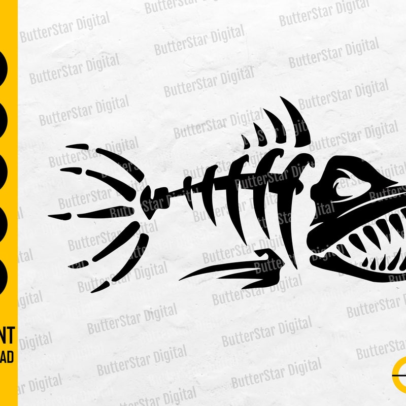 Fish Skeleton - Etsy