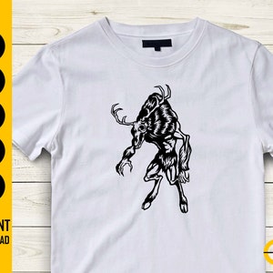 Wendigo SVG | Windigo SVG | Mythical Creature T-shirt Decal Stencil ...