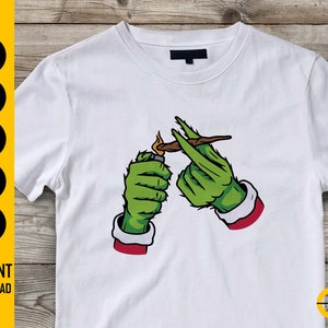 Grinch Lighting Cannabis SVG Light Marijuana Blunt - Etsy Australia