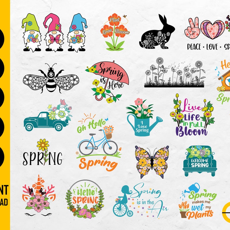 Spring Svg - Etsy