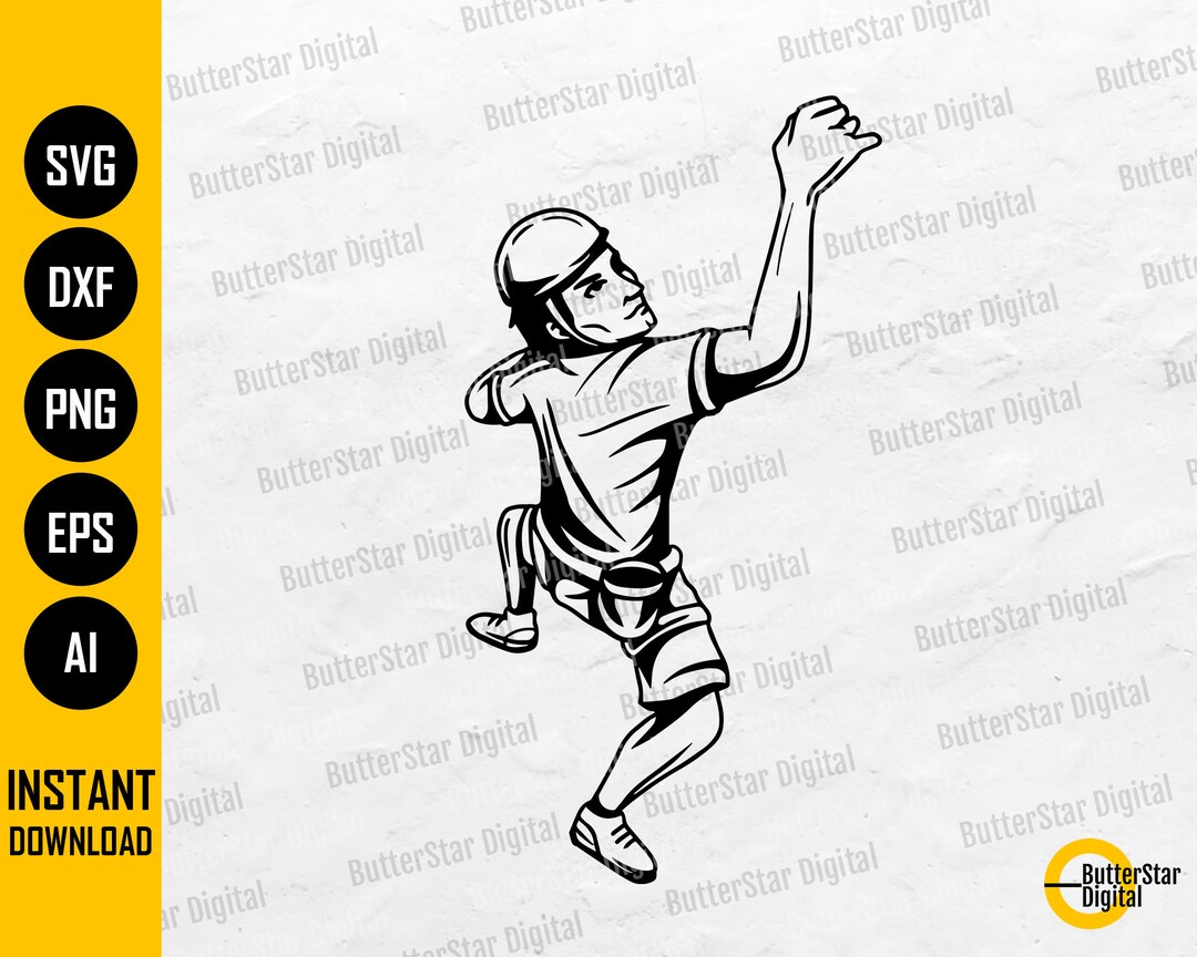 Rock Climber SVG | Wall Climbing SVG | Mountain SVG | Outdoor Svg ...
