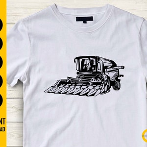 Corn Head SVG | Corn Header SVG | Combine Harvester SVG | Farm Svg ...