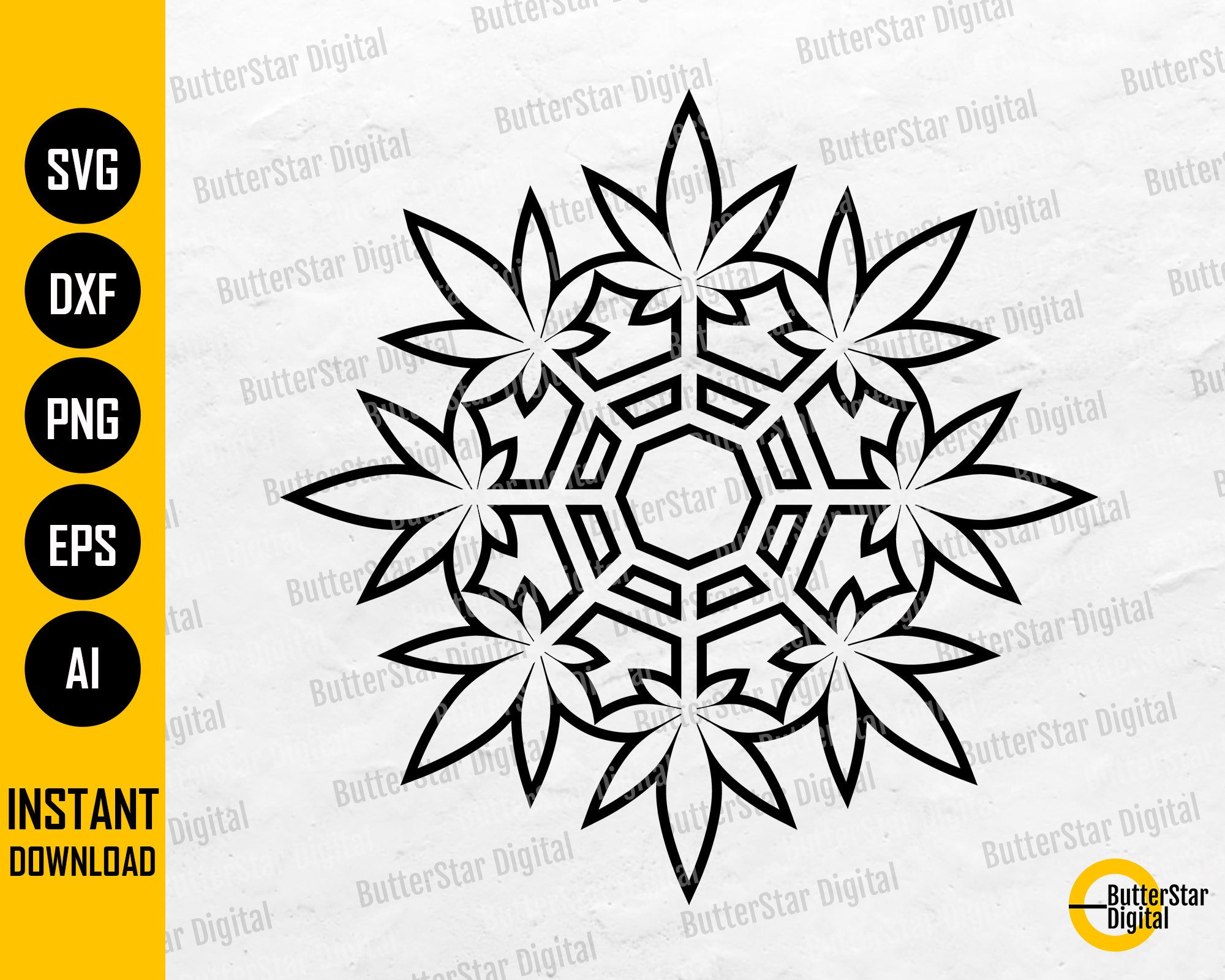 Cannabis Snowflakes SVG Christmas Weed Marijuana Leaf - Etsy Canada