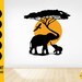 Elephant Tree Trunk SVG | Africa SVG | Morning Sun Sunrise Afternoon ...