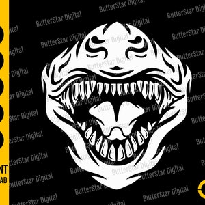 T-rex Face Mask SVG | Tyrannosaurus Rex Facemask | Dinosaur Mouth Mask ...